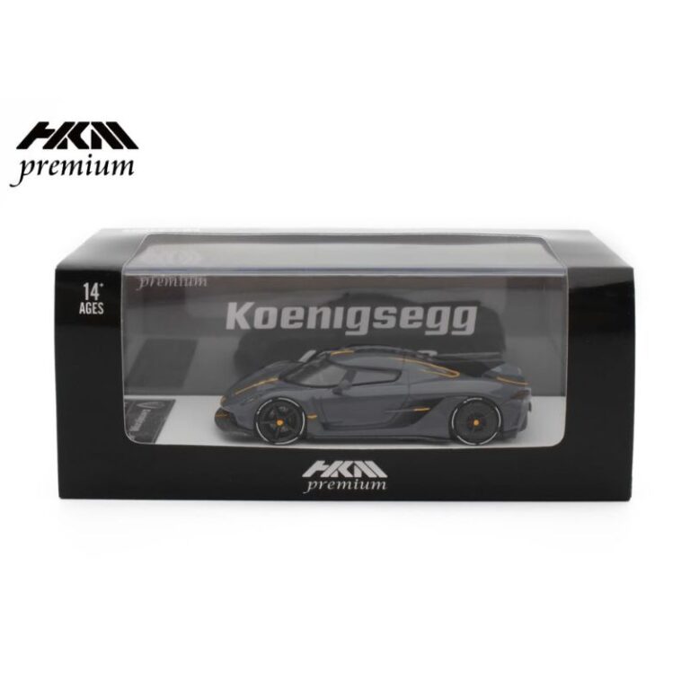 HKM Koenigsegg Jesko Absolut Dark Grey - MINIATURE TOY SHOP