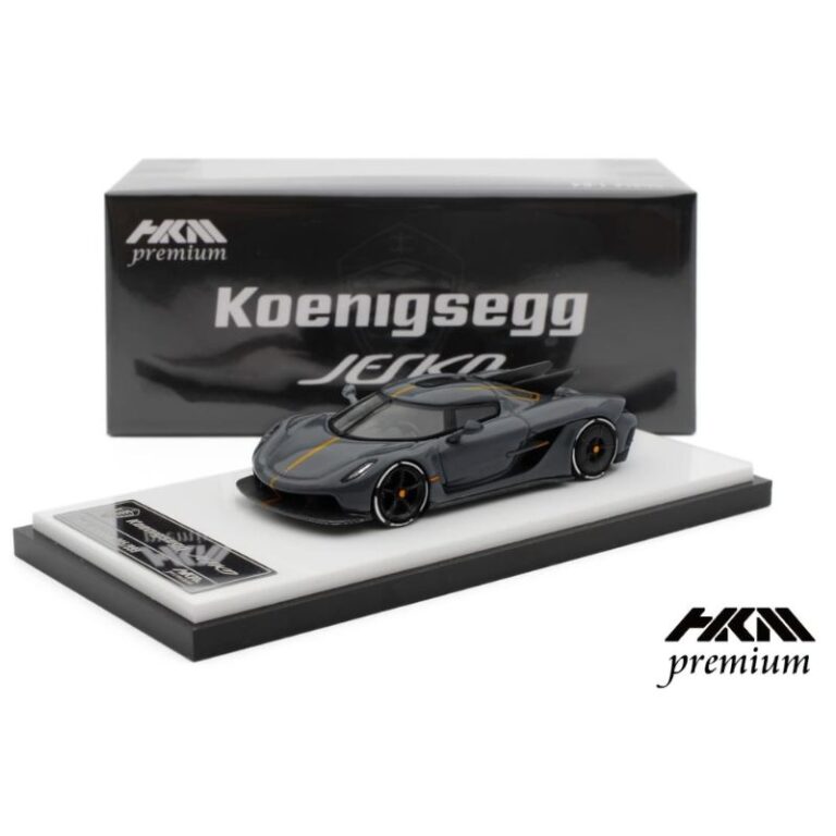 HKM Koenigsegg Jesko Absolut Dark Grey - MINIATURE TOY SHOP