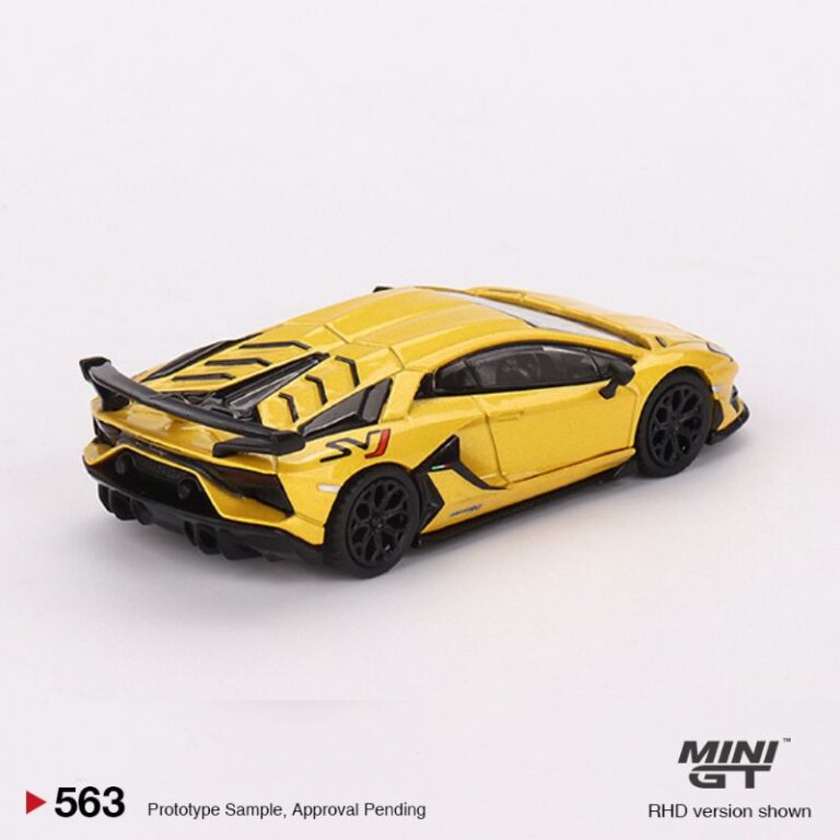 MINI GT Lamborghini Aventador SVJ Giallo Orion - MINIATURE TOY SHOP