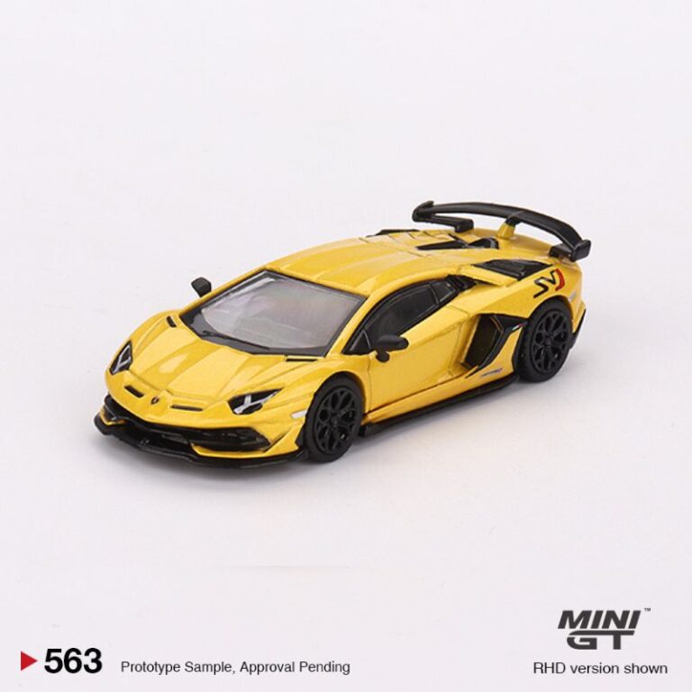 MINI GT Lamborghini Aventador SVJ Giallo Orion - MINIATURE TOY SHOP