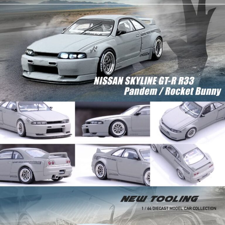 INNO64 Models NISSAN SKYLINE GT-R (R33) "Pandem / Rocket Bunny" Cement ...