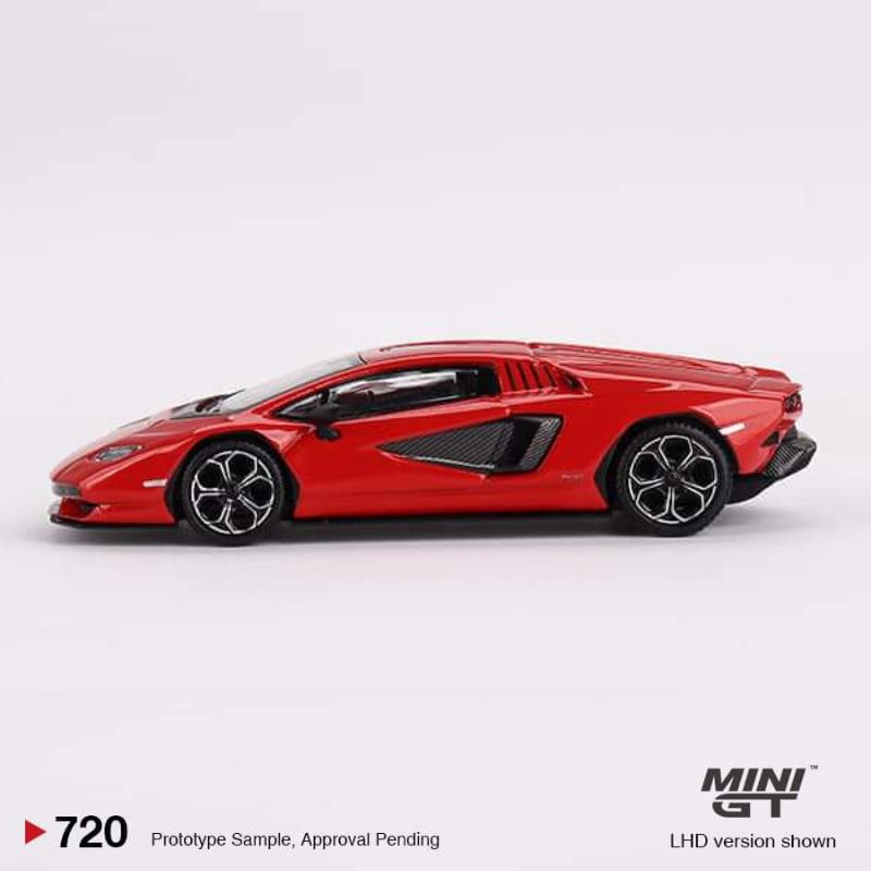MINI GT Lamborghini Countach LPI 800-4 Rosso Mars - MINIATURE TOY SHOP