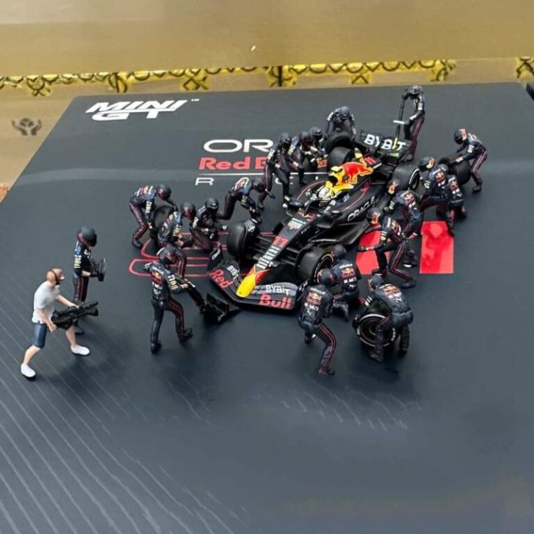 MINI GT Oracle Red Bull Racing 2022 Abu Dhabi Pit Crew Figurines ...