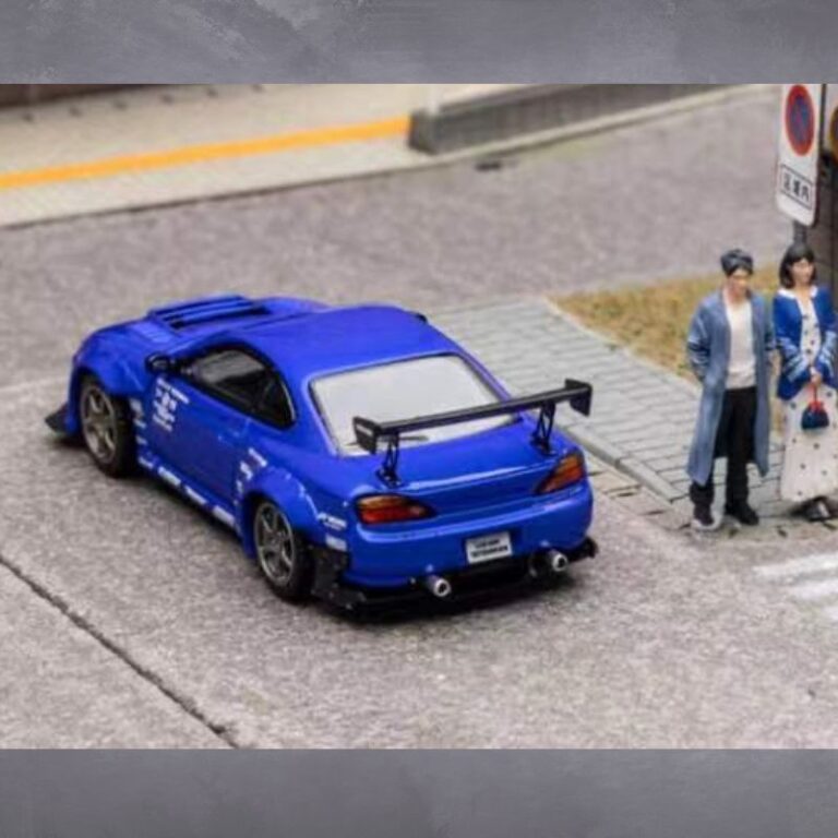 Focal Horizon Rocket Bunny Nissan Silvia S15 Blue - MINIATURE TOY SHOP
