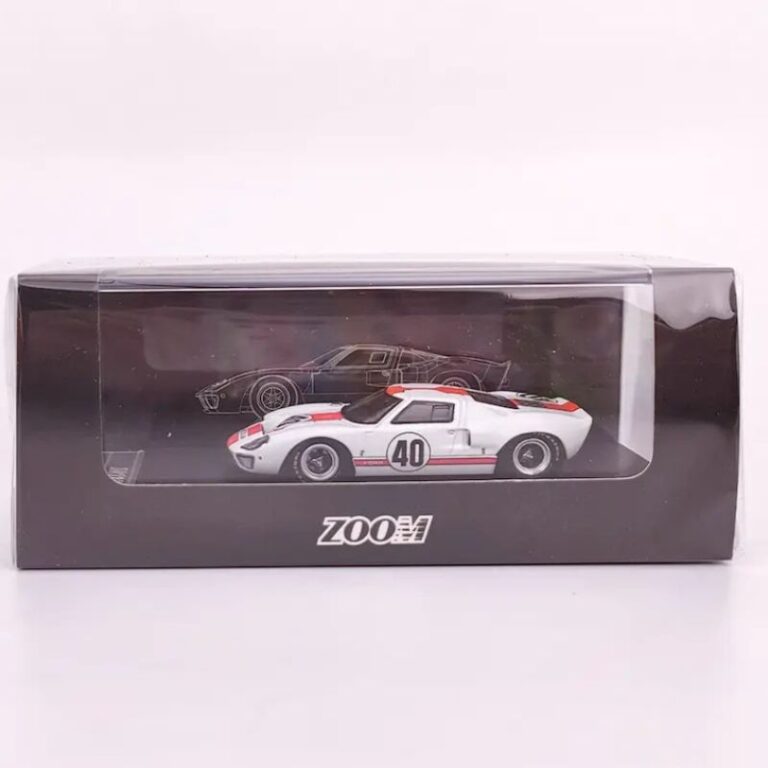 Zoom Ford GT40 Mk1 #40 White - MINIATURE TOY SHOP