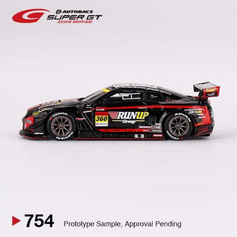 (Pre-Order) MINI GT Nissan GT-R NISMO GT3 #360 RUNUP RIVAUX GT-R TOMEI ...