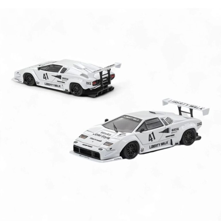 Vision64 Lamborghini Countach LP500 LB Works Modified White - MINIATURE ...