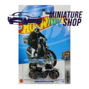 Hot Wheels 2024 Mainline Honda Super Cub Custom Grey - MINIATURE TOY SHOP