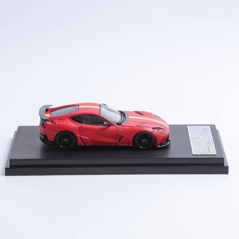 Little Toys Ferrari Novitec 812 N-Largo Red with Yellow Stripes ...