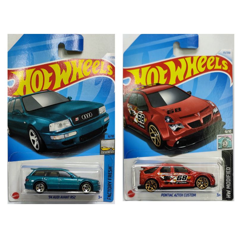 Hot Wheels 2024 Mainline '92 Audi Avant RS2 and Pontiac Aztek Custom ...