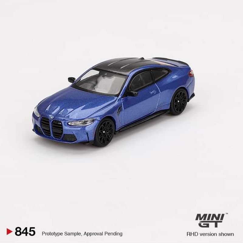 MINI GT BMW M4 Competition (G82) Portimao Blue - MINIATURE TOY SHOP