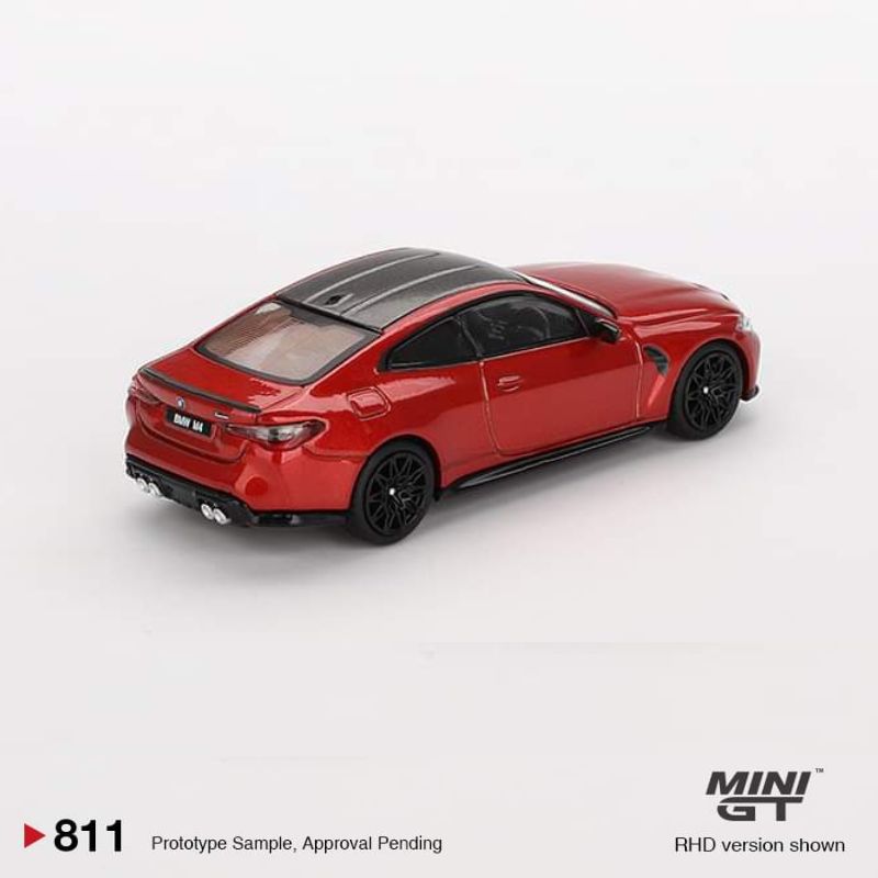 MINI GT BMW M4 Competition (G82) Sahkir Orange - MINIATURE TOY SHOP