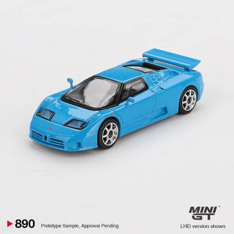 MINI GT Bugatti EB110 Super Sport Blu Bugatti - MINIATURE TOY SHOP
