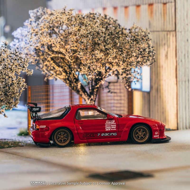 (Pre-Order) Tarmac Works Pandem Mazda RX-7 FC3S Red (ETA - June2024) - MINIATURE TOY SHOP