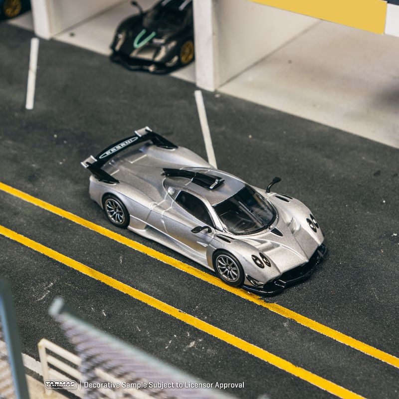 Tarmac Works Pagani Huayra R Satin Silver - MINIATURE TOY SHOP