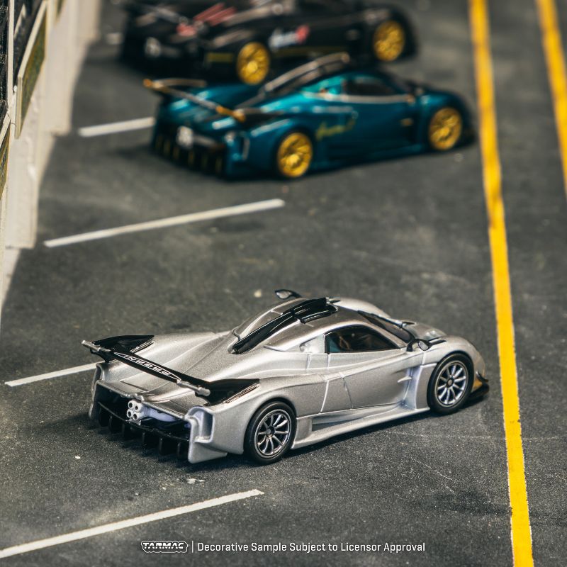 Tarmac Works Pagani Huayra R Satin Silver - MINIATURE TOY SHOP