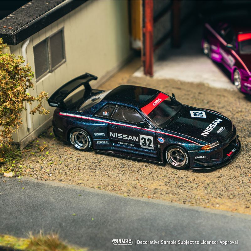 Tarmac Works Nissan Skyline (R32) Widebody Midnight Purple - MINIATURE ...