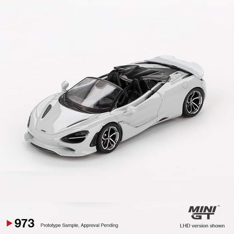 MINI GT McLaren 750S Spider Cirrus Grey - MINIATURE TOY SHOP