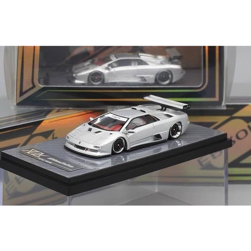 Lamborghini Diablo Silver By Error404 - MINIATURE TOY SHOP