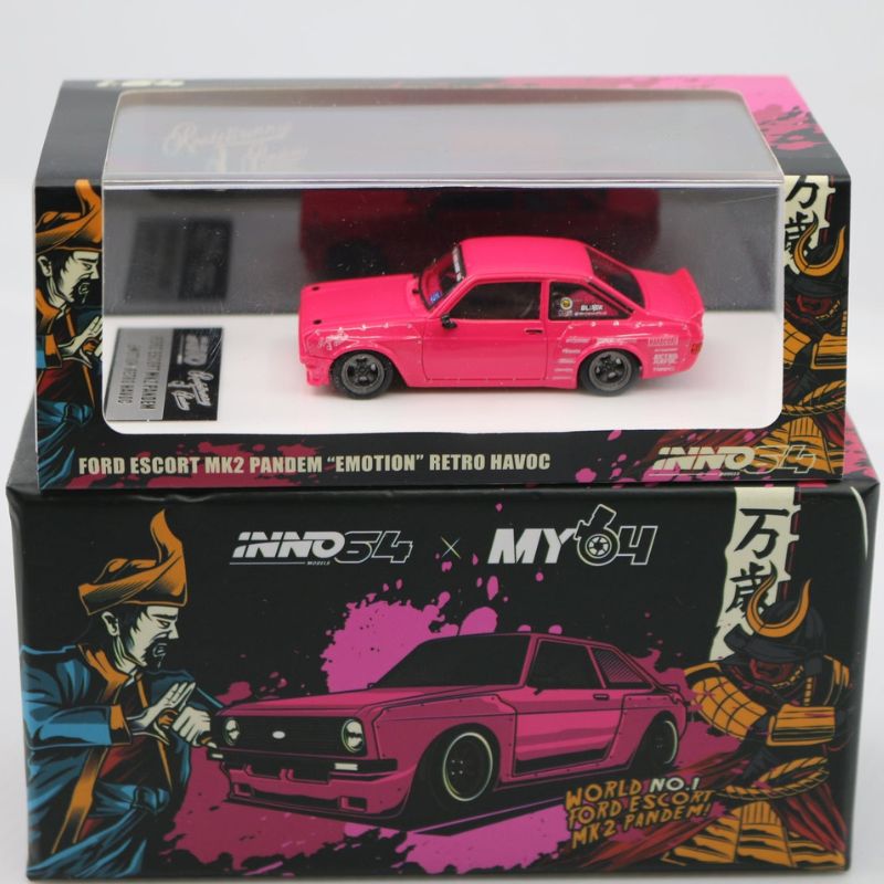 INNO64 Ford Escort MK2 PANDEM "Emotion" Retro Havoc - MINIATURE TOY SHOP