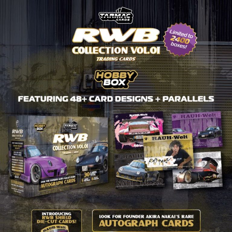Tarmac Cards RWB Collection Vol.01- Hobby Box - MINIATURE TOY SHOP